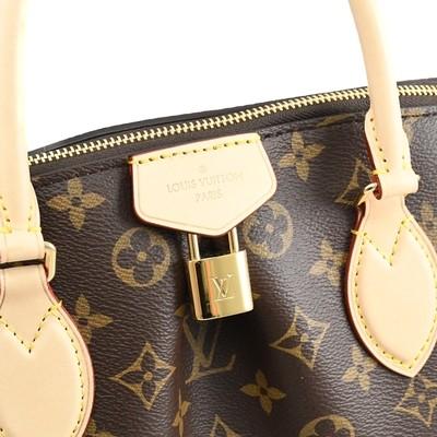 China Monogram coated canvas BoéTie MM Tote Bag M45987 Dark Coffee for sale