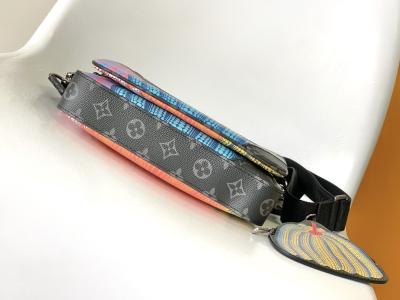 Cina Collaborazione 3WAY di stile della via della borsa M46358 degli uomini bollati unisex del monogramma del trio di LV x YK in vendita