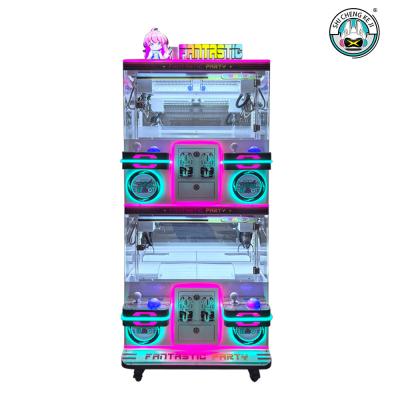 China Custom Double Crane Mini Doll Claw Machine For Theme Parks Museums for sale