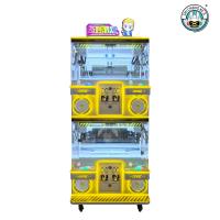 Quality Coin Operated Gift Arcade Claw Machine Commercial 4 Players Double Layer For for sale