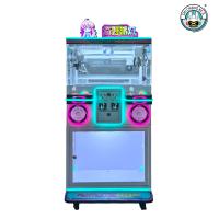 Quality Colorful Transparent Double Tap Claw Machine Coin Operated Automatic Claw for sale