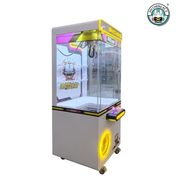Quality Picture Coin Operated Grab Vending Machine Game Arcade Claw Crane Machine With Bill Coin for sale