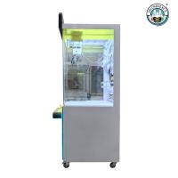 Quality Entertainment Coin Operated Plastic Magic Coin Claw Machine Player Doll Crane for sale