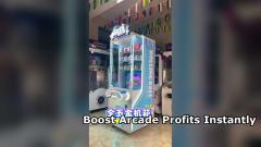 Commercial Rolling Ball Prize Machine, LED Light for Indoor Playground Arcade