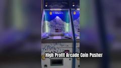 Single Player Coin Pusher, Auto Bill Exchange System for Commercial Arcade Venue