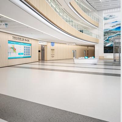 Cina 2.0mm 3,0mm Spessore Pavimento in PVC per la stanza pulita Pavimento per ioni di ossigeno negativo per l'ospedale in vendita