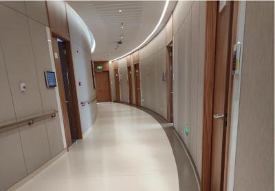 Cina 2.0mm 3,0mm Spessore Pavimento in PVC per la stanza pulita Pavimento per ioni di ossigeno negativo per l'ospedale in vendita