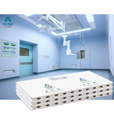 HUAAO Modular Cleanroom Wall PU Rock Wool Sandwich Panels Cleanroom Wall Panels