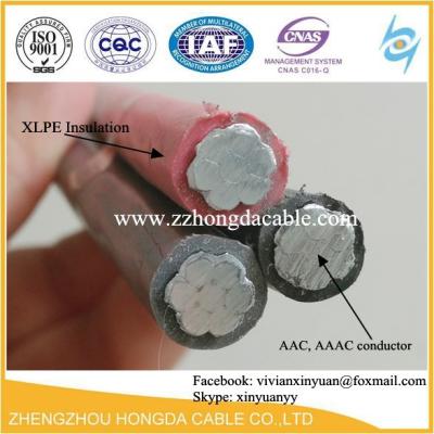 China Aerial insulated cable with rated voltage 1KV and Aerial Bundle Cable(ABC cable) for sale
