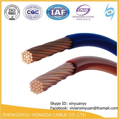 China H05V-U / H07V-U/R / H05V-K / H07V-K PVC Insulated Non-sheathed Single Core Cables with Flexible Copper Conductor for sale