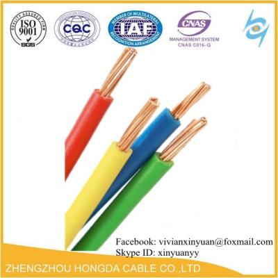 China 600V  90℃/75℃/60℃ Copper Conductor, PVC Insulated TW / THW / THHW cable for sale