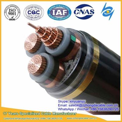 China Hot sale 10kV 3x120mm2 XLPE Insulated Steel Tape Armoured Power Cable for sale