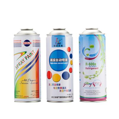 Cina Lo spruzzo di alluminio su ordinazione può metallo che lo spruzzo riutilizzabile vuoto dell'aerosol 300ml 400ml può in vendita