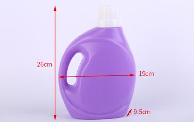 China ODM reciclável personalizado peso leve das garrafas vazias plásticas do detergente para a roupa do emoliente 3L à venda