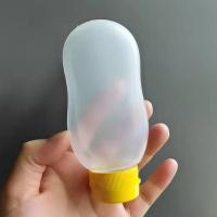China 110ml Squeezy Honey Bottle Empty PP Plastic Sauce Squeeze Bottle Dispenser for sale