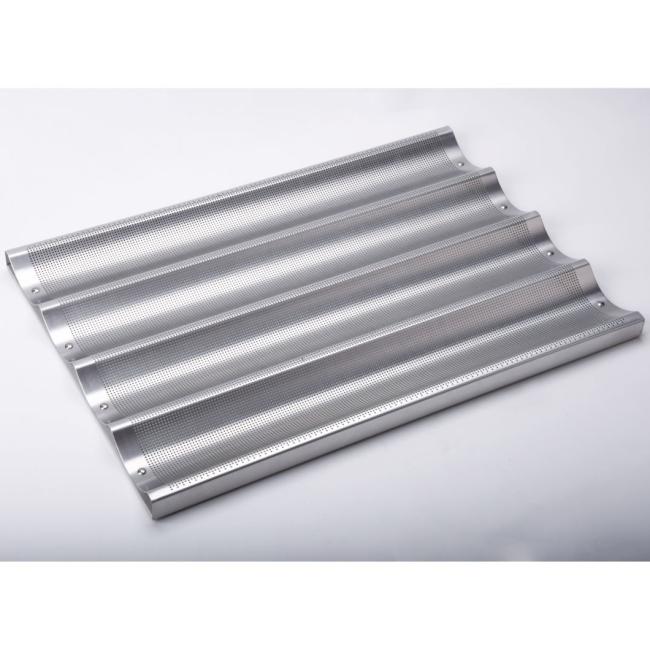 Rk Bakeware China-600X400/660X460/18X26inch/800X600 Commercial Nonstick Chicago Metallic French Baguette Tray