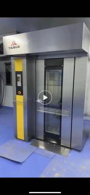 Cina Scaffale rotatorio elettrico Oven Double Rack di Yasur 36 dolci e pizza del pane dei vassoi 18X26» in vendita