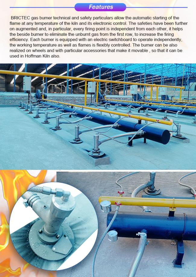 Brick Making Machinery Electric Clay Brick Oven Coal Burner