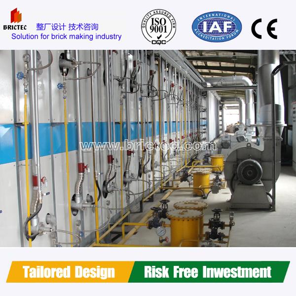 Clay Brick Plant Cost with Chamber Dryer and Gas Tunnel Oven