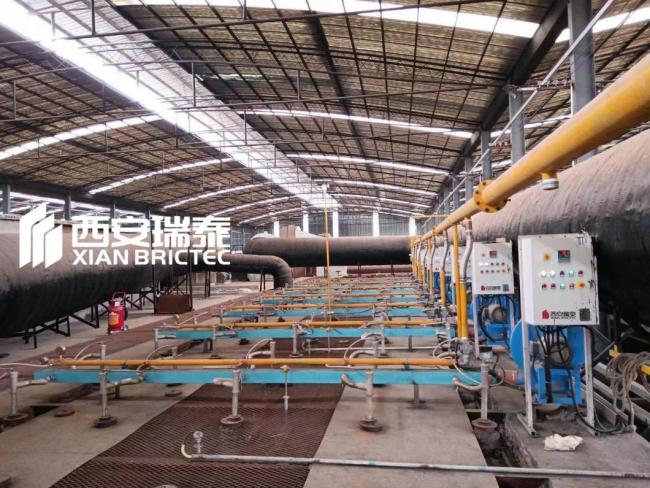 Block Machine Clay Brick Making Machine Industrial Gas Burner Brick Kiln Firing