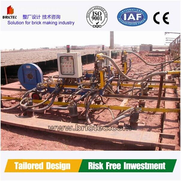 Block Machine Clay Brick Making Machine Industrial Gas Burner Brick Kiln Firing
