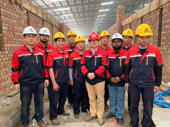 Block Machine Clay Brick Making Machine Industrial Gas Burner Brick Kiln Firing