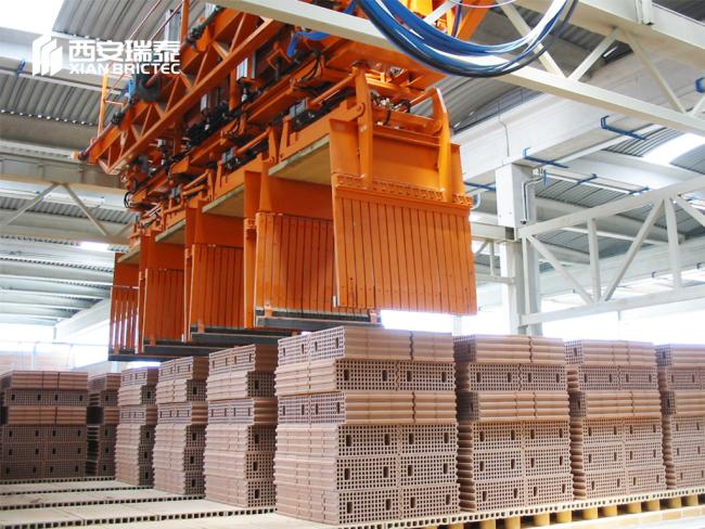 Fully Automatic Brick Stacking Robot Improves Brick Factory Efficiency