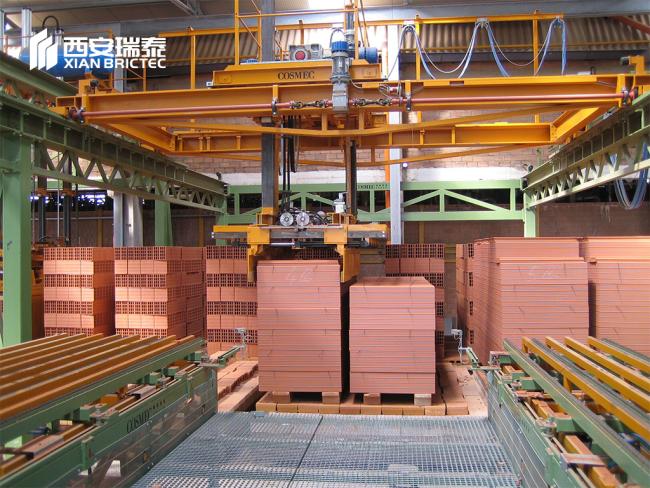 Fully Automatic Brick Stacking Robot Improves Brick Factory Efficiency