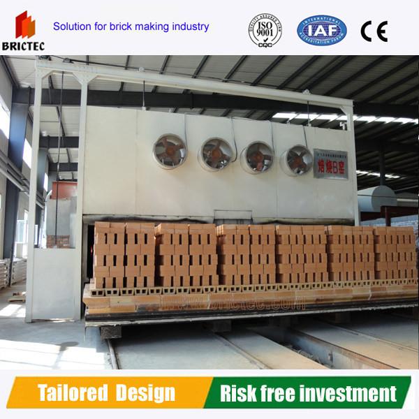 Quality Clay Brick Plant Cost with Chamber Dryer and Gas Tunnel Oven for sale