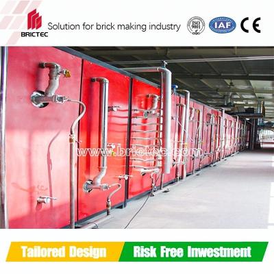 China Block Machine Clay Brick Making Machine Industrial Gas Burner Brick Kiln Firing for sale