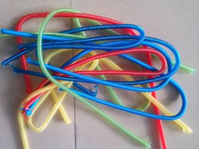 China Colorful customized request color or size plastic spring wire tool lanyard for tools safe for sale