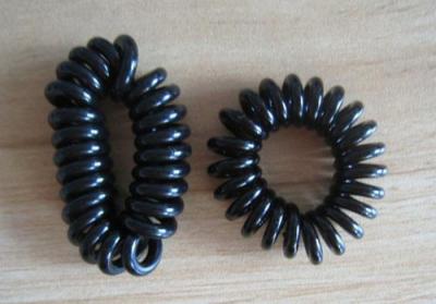 China Black mini wrist key coil stretchable wristband keychain novelty product high quality for sale