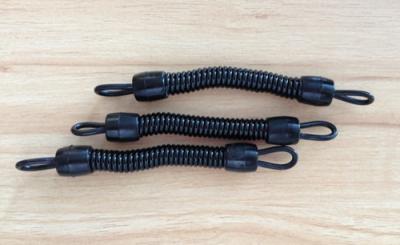 China Plastic Standard Spring String Key Coil Part Tether Ready for Hardware Attaching for Security for sale