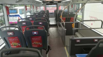 China red/blue bus multilingual system for sale