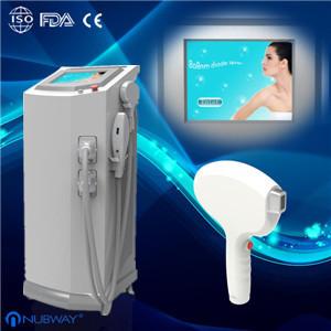 China 808nm+IPL Diode Laser Hair Removal Machine with 1800W, 70J/c㎡ output power for sale