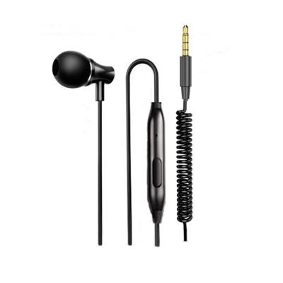 Cina la singola una bobina laterale della primavera del metallo di 3.5mm ha rinforzato il rumore che annulla le cuffie metalliche Earbuds in vendita