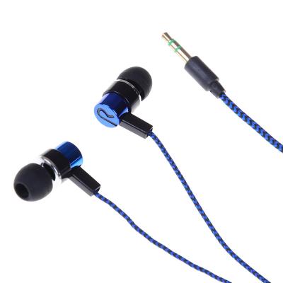 Cina Collegamenti intrecciati di nylon ad alta fedeltà di sport impermeabile in cuffia avricolare legata con corde di Iphone metallica orecchio Earbuds in vendita