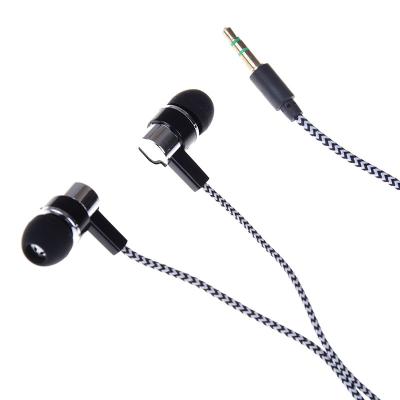 Cina Collegamenti intrecciati di nylon ad alta fedeltà di sport impermeabile in cuffia avricolare legata con corde di Iphone metallica orecchio Earbuds in vendita