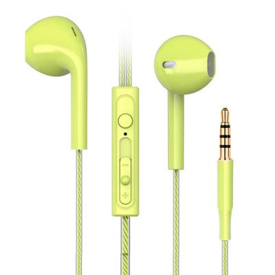 Cina il gioco di stereotipia di musica di 3.5mm ha fissato il ricevitore telefonico legato con corde di Earbuds con il microfono in vendita