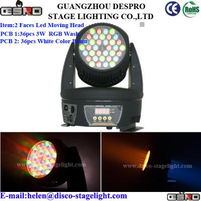 China Nighclub 36pcs 3W RGB With 36pcs White Beam Led Moving Head Light for sale