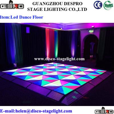 China Home Disco Dance Floor With Lights Professional LED Stage Lighting Color Mixing for sale
