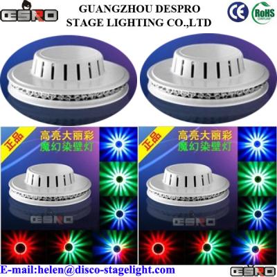 China RGB Mini Wedding Stage Light LED Event Lighting With Built In Microphone for sale