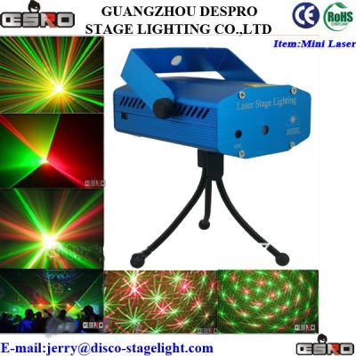 China 150mw Mini 12 Volt Stage Laser Light Red Green Disco Stage Light for sale
