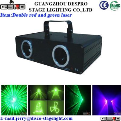 China Two Tunnel Colorful Double Laser Lights For Parties Creative Stage Lighting for sale