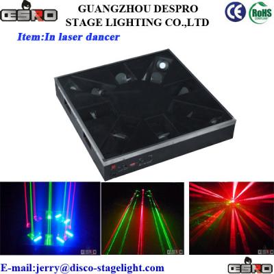 China RGB DJ Dancing Floor Laser Light Mini Laser Stage Lighting 150W 100lm for sale