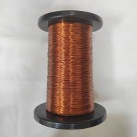 China Polyamideimide Polyester Coated Magnet Wire Copper 0.16mm Class 200 Self Bonding for sale