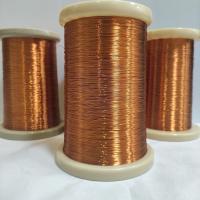 China Self Bonding Coated Copper Round Wire 0.14mm 220 Class Polyesterimide Transformer Magnet Wire for sale