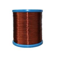 China 0.05mm Polyesterimide Self Bonding Enameled Copper Wire 240 Class Super Fine Round for sale