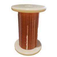 China 0.13mm Self Bonding Enameled Copper Wire Alcohol Soluble Polyesterimide Class 200 for sale