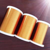 China 0.1mm Class 200 Self Bonding Polyesterimide Voice Coil Wire Solid Conductor for sale